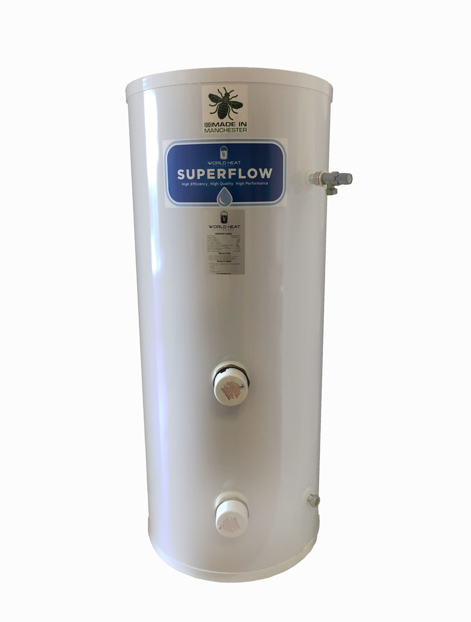 Ultra Slim Unvented Cylinders | WHC 400mm