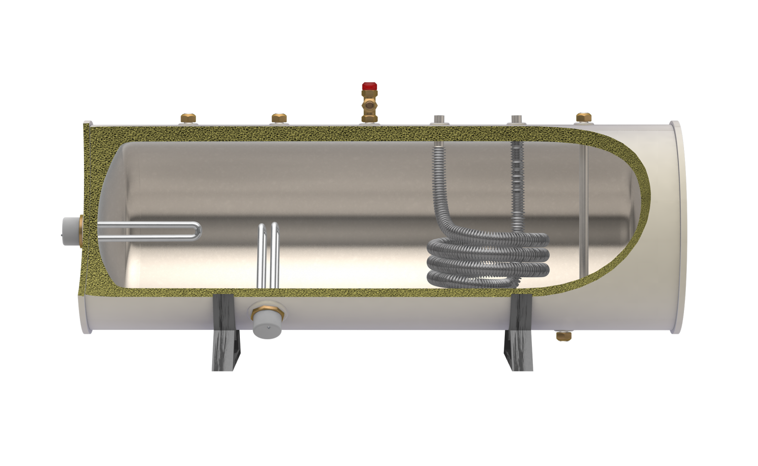 Horizontal Unvented Cylinders - Space Saving | WH Cylinders